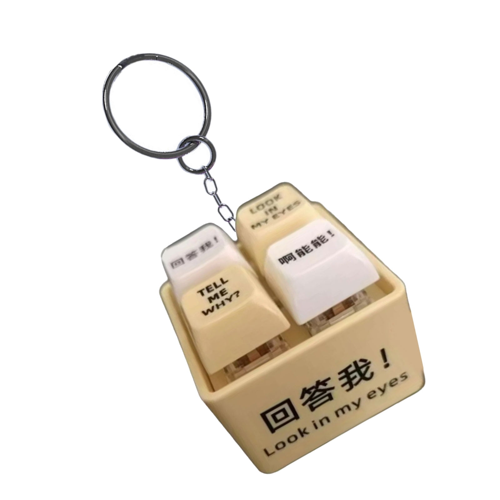 Elegant Mechanical Key Switches Tester Keychain Compact Fidgets Toy For ...