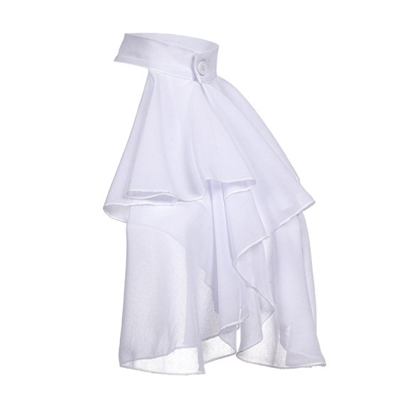 Elegant Medieval Ruffled Collar Neck Accessory Jabot Tie for Retro ...