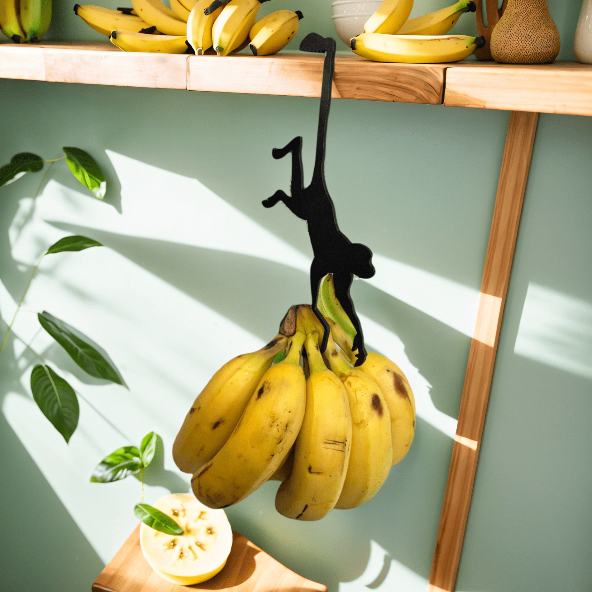 Elegant Metal Banana Hanger/Holder - Unique Design, Solid & Rust ...