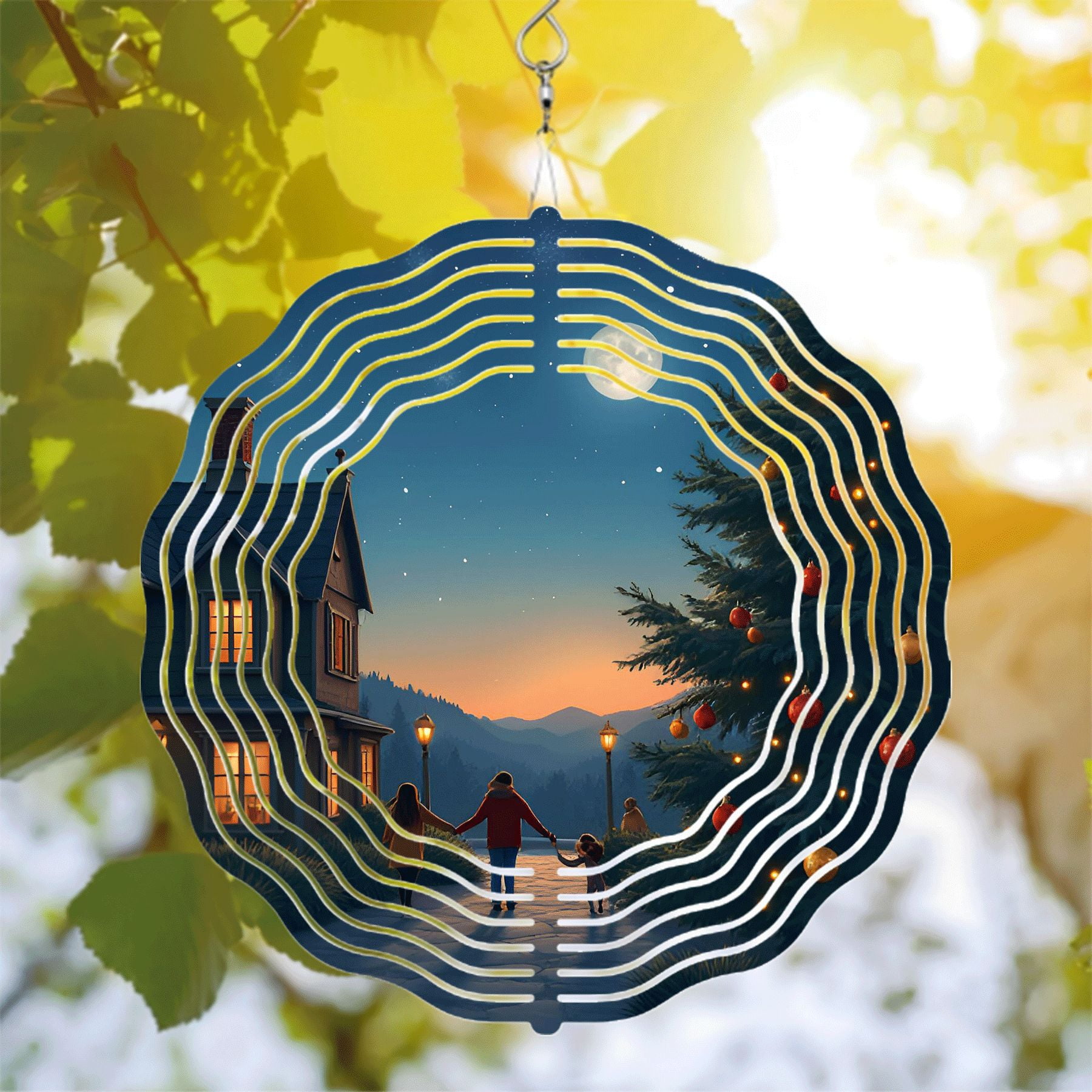 Elegant Metal Hanging Wind Spinners & Chimes - Beautiful Patterns for ...