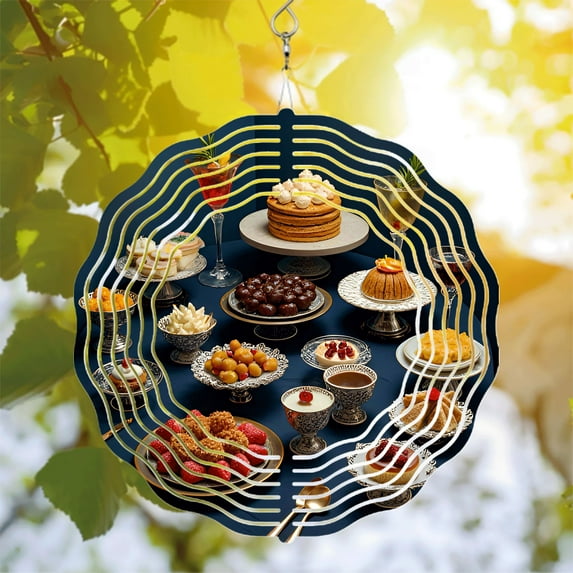 Elegant Metal Hanging Wind Spinners & Chimes for Yard & Garden ...