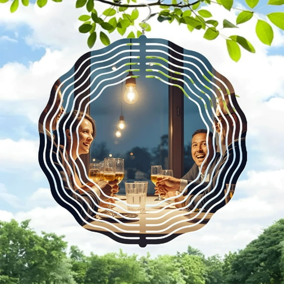 Elegant Metal Hanging Wind Spinners & Chimes for Yard & Garden - Modern ...