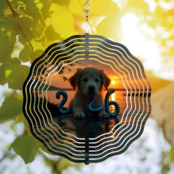 Elegant Metal Hanging Wind Spinners & Chimes for Yard & Garden ...