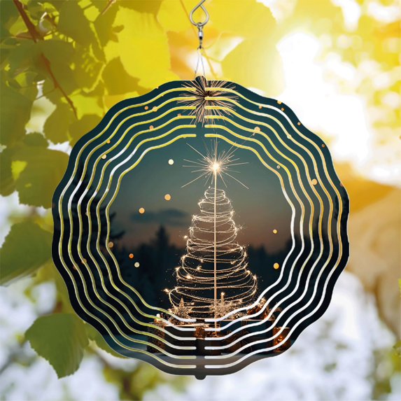 Elegant Metal Hanging Wind Spinners & Chimes for Yard & Garden ...