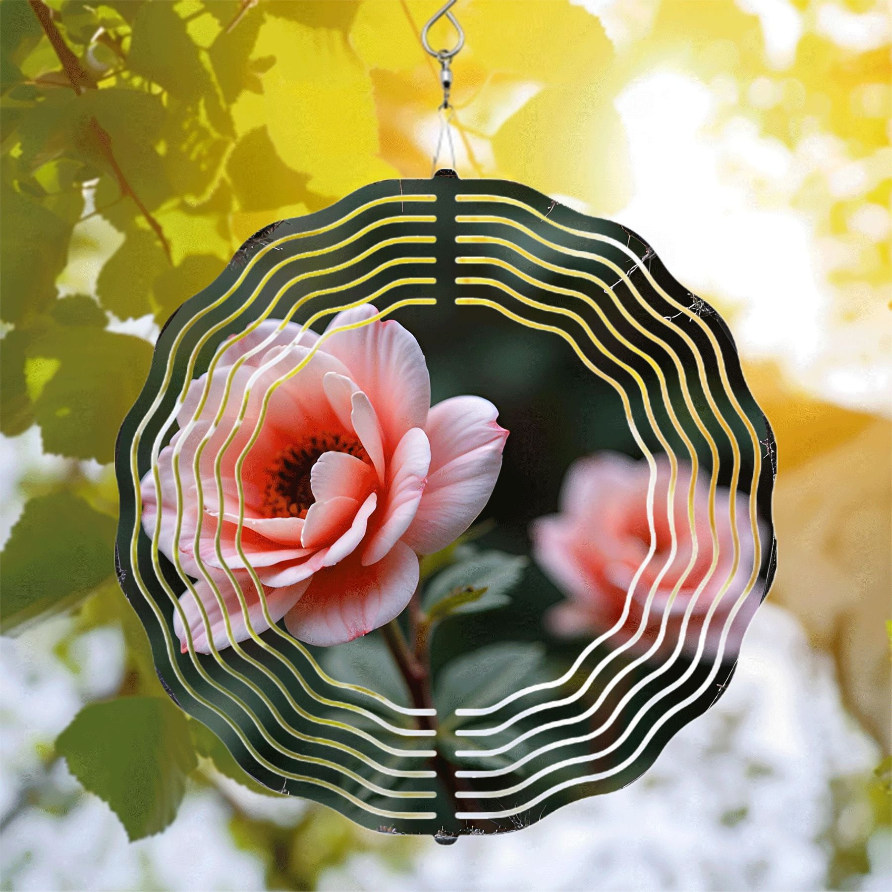 Elegant Metal Hanging Wind Spinners & Chimes for Yard & Garden - Unique ...
