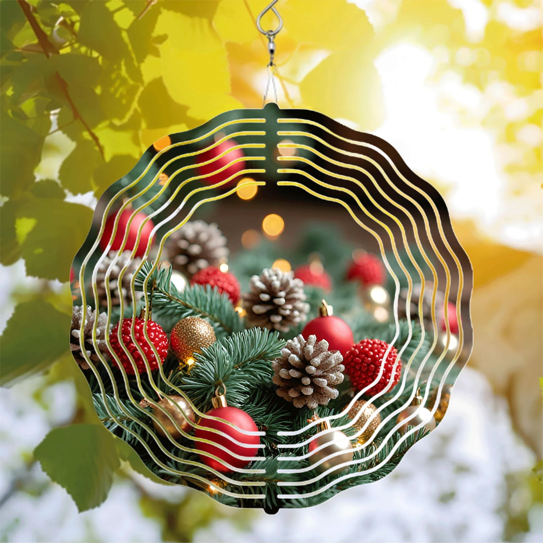 Elegant Metal Hanging Wind Spinners & Chimes for Yard & Garden - Unique ...