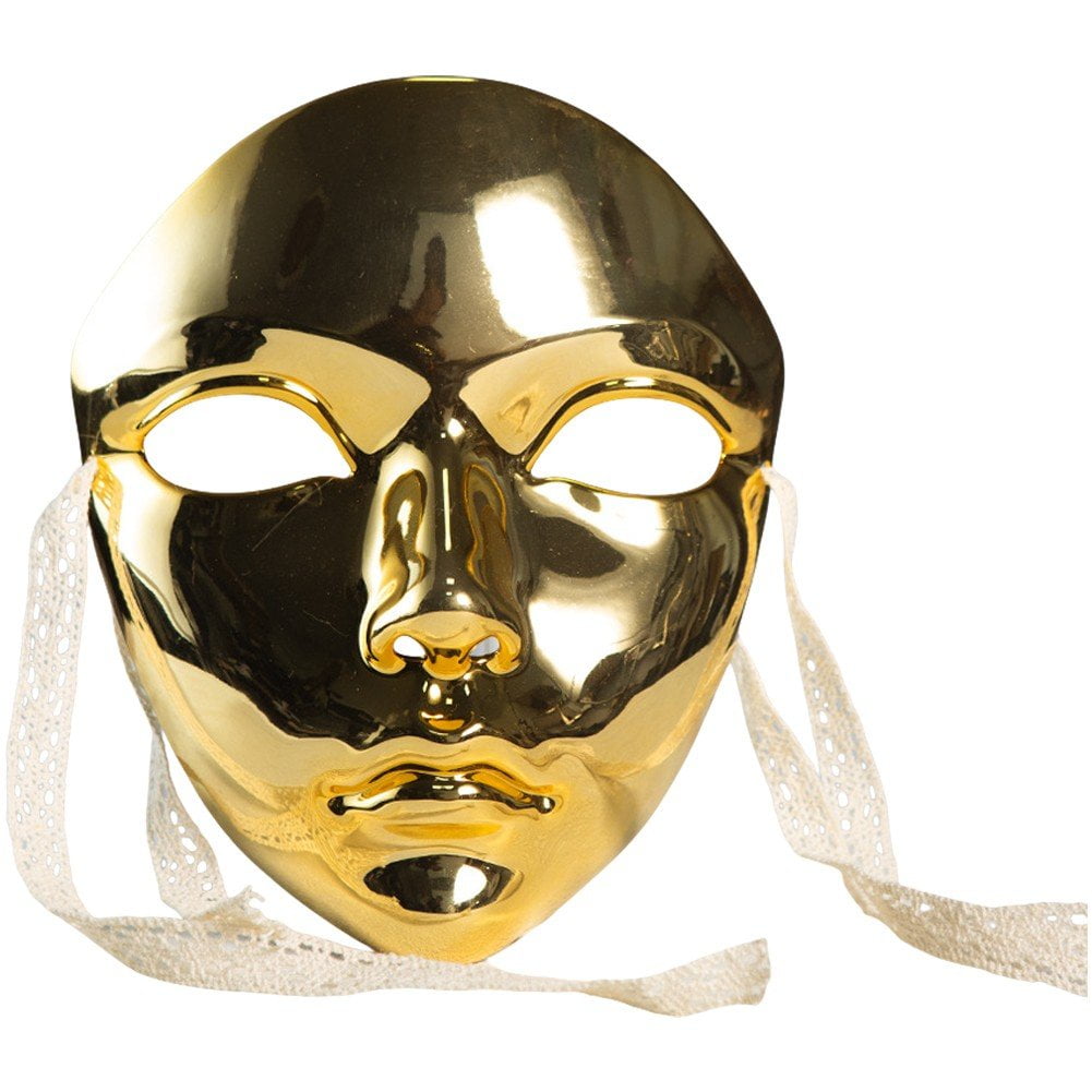 Elegant Metallic Full Face Mask Decorative , Venetian-Style Decorative ...