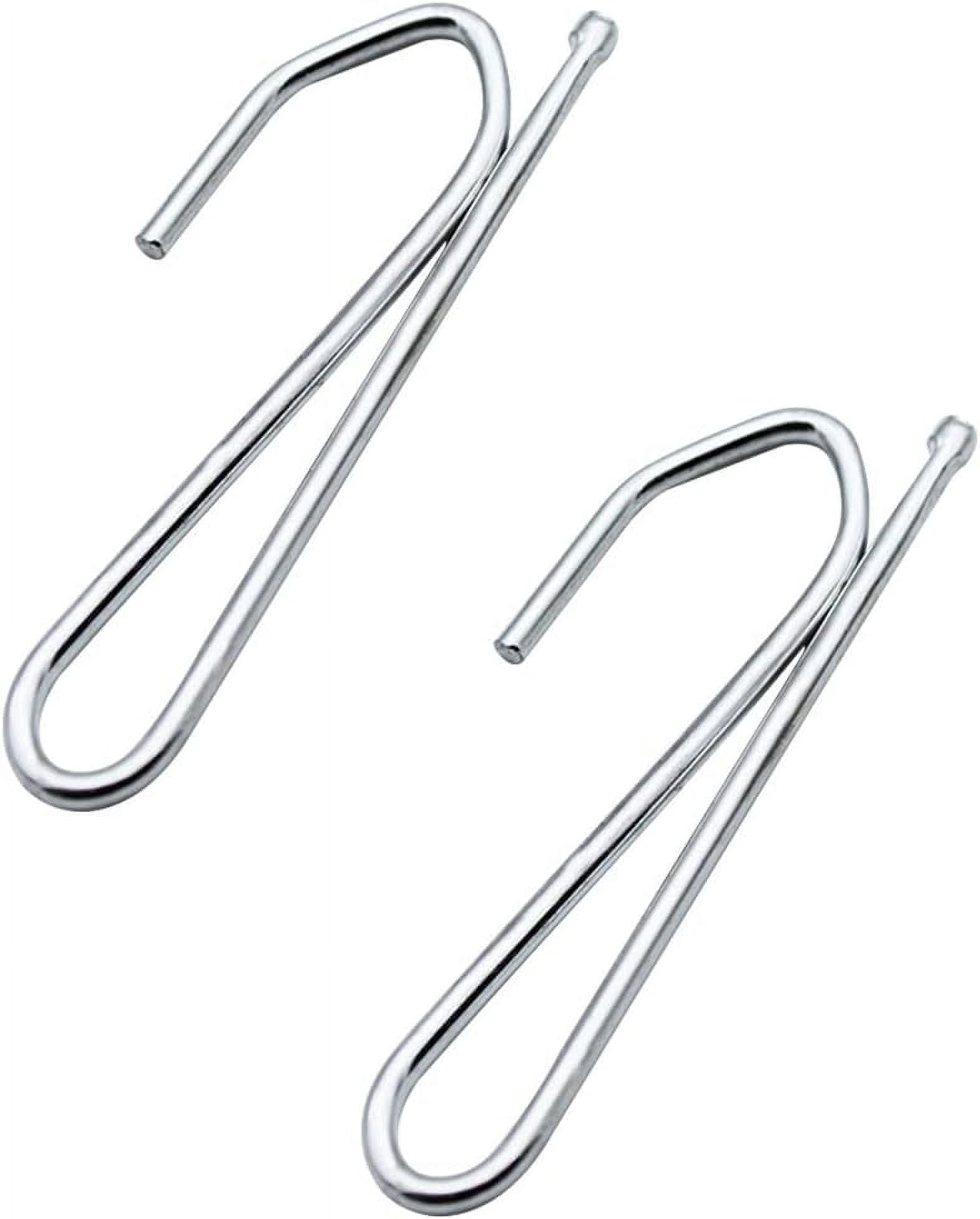 Elegant Metallic Silver Plated Drapery Pin Hooks, Professional ...