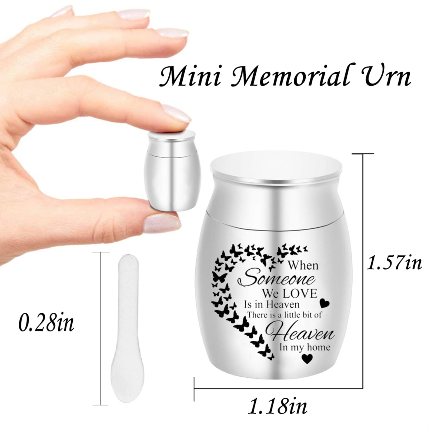 Elegant Miniature Aluminum Alloy Small Urns for Men and Women - Mini ...