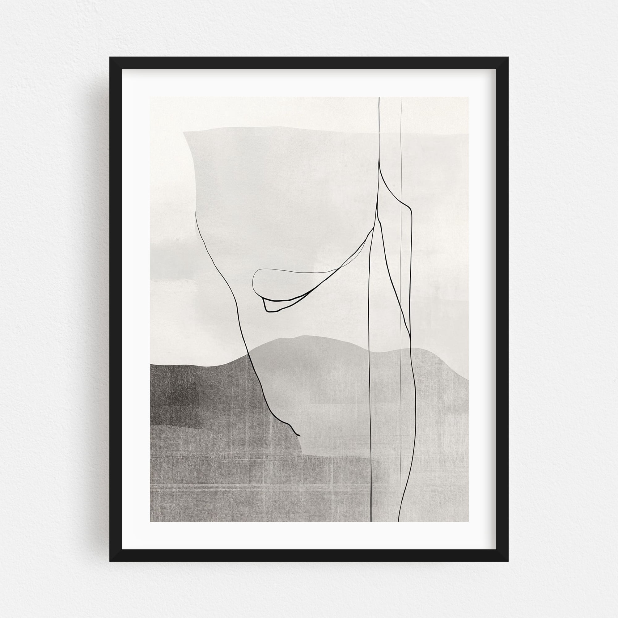 Elegant Minimalist Line Art - Line Drawing Minimalist Abstract Line Art ...
