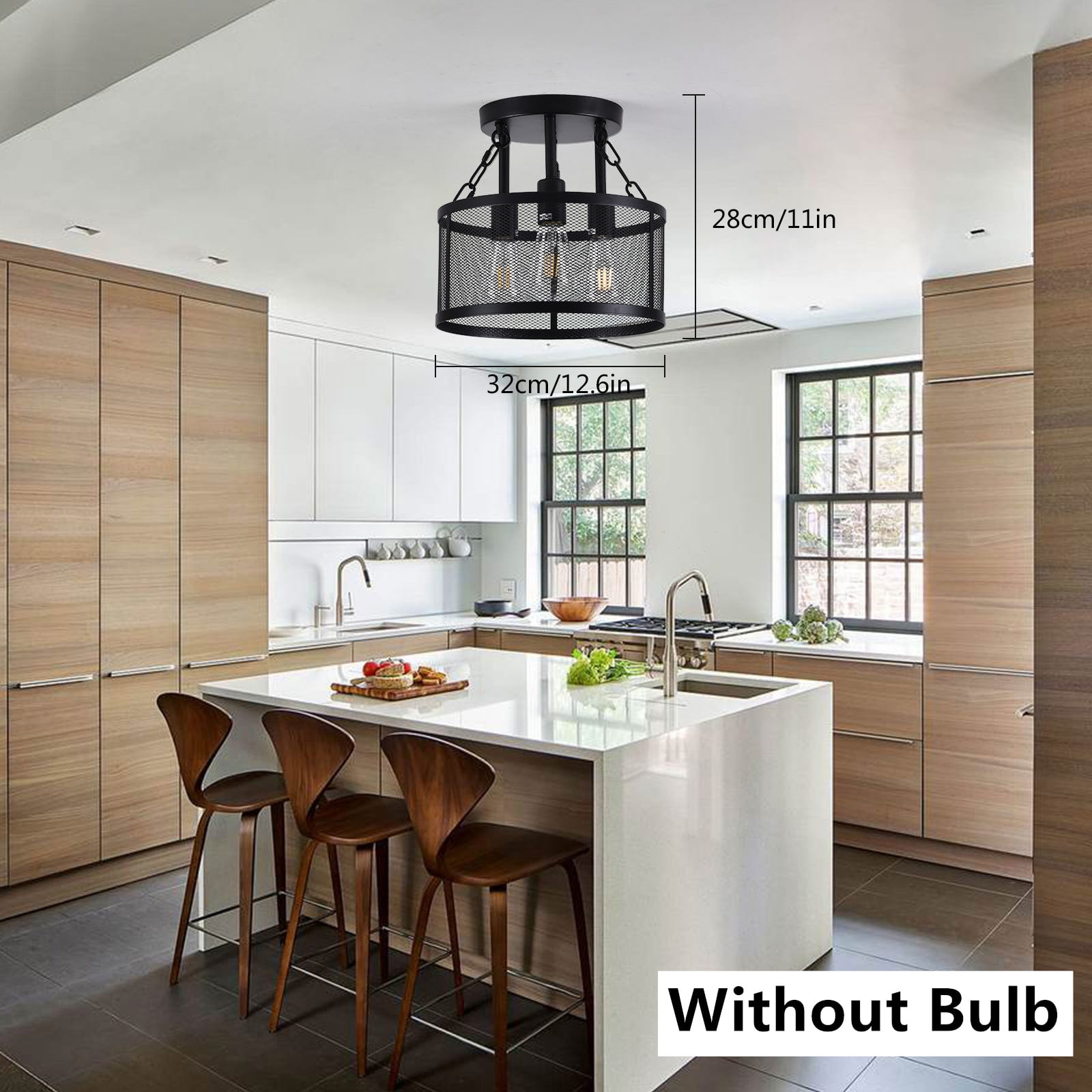 Elegant Modern Pendant Light Ceiling Lamp Fixture Fit Farmhouse Club ...