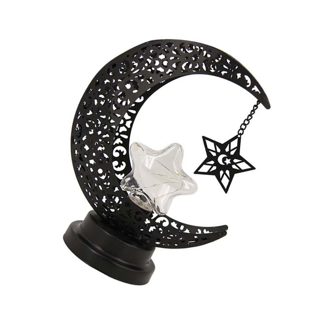 Elegant Moon Shape Lamp with Gentle Illuminating for Eid Festival ...