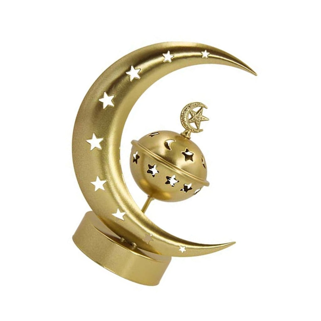 Elegant Moon Shape Lamp with Gentle Illuminating for Eid Festival ...