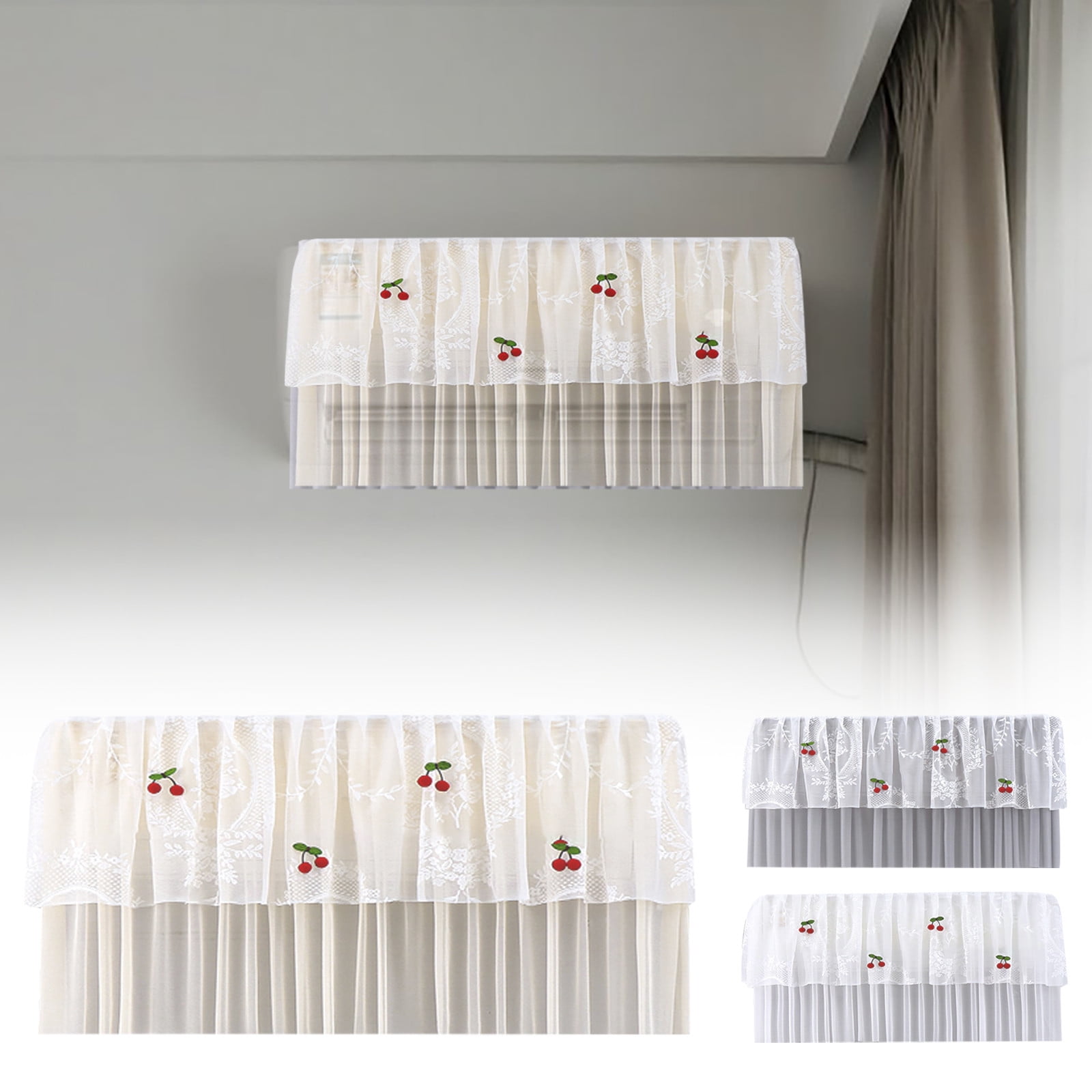Elegant Multi-Functional Lace Air Conditioner Wind Curtain Universal ...