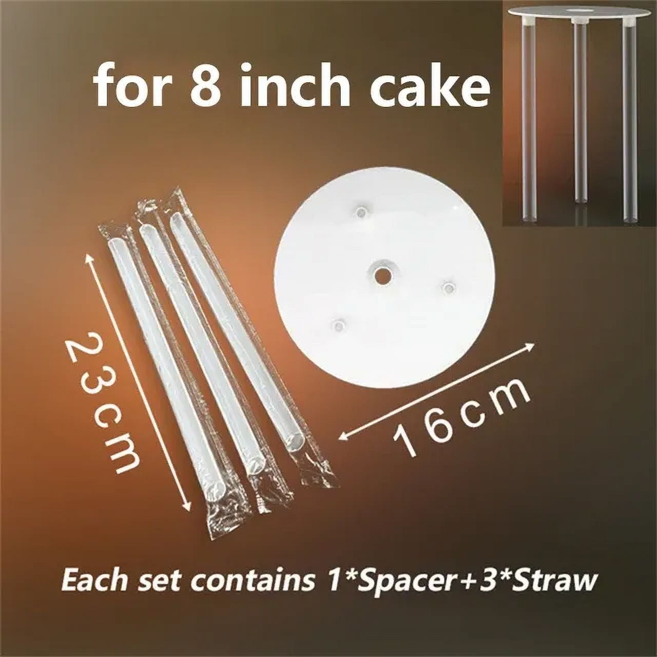 Elegant Multi-layer Suspended Cake Stand with Gasket Support Adjustable ...