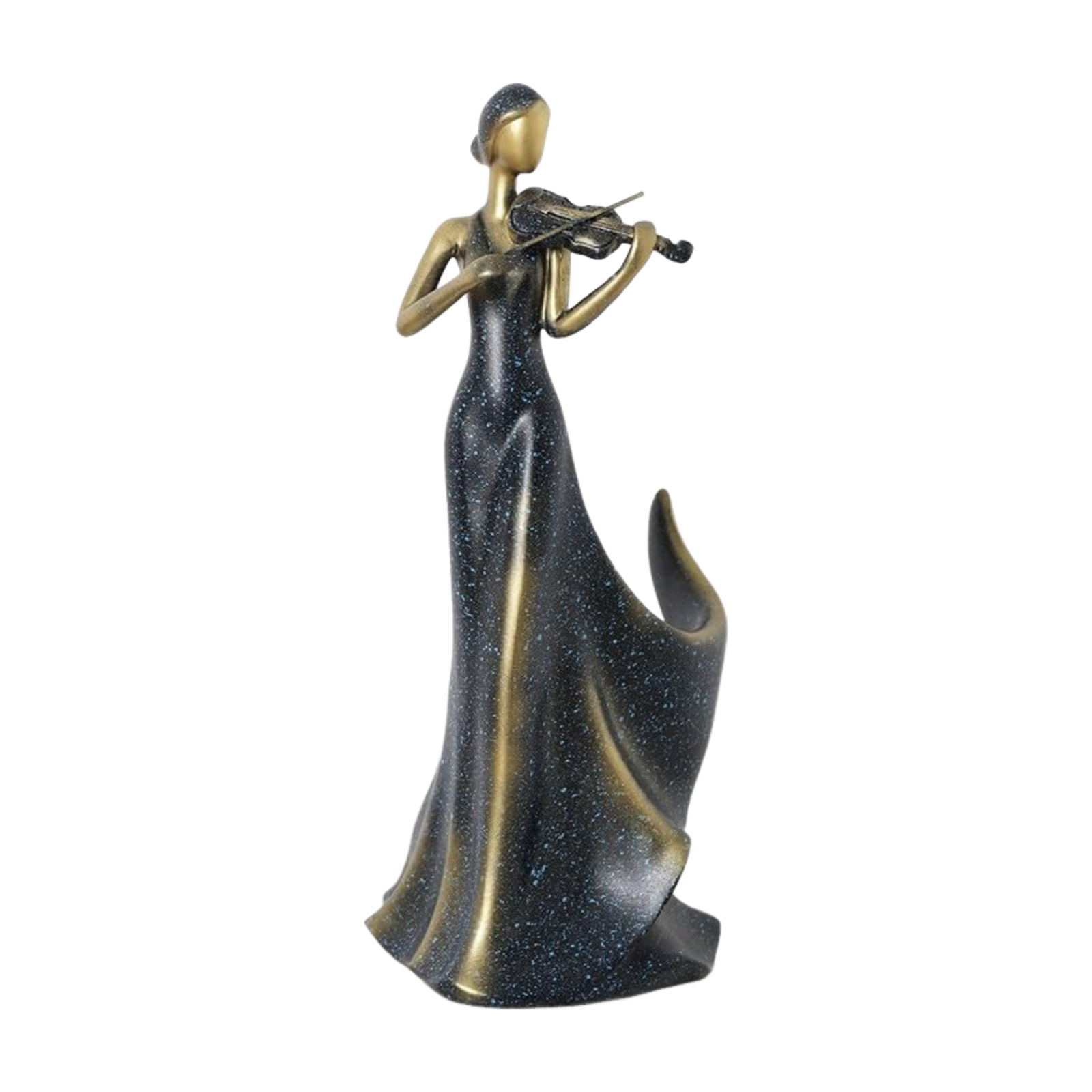 Elegant Musician Wine Bottle Holder, Decorative Violin Player Figurine ...