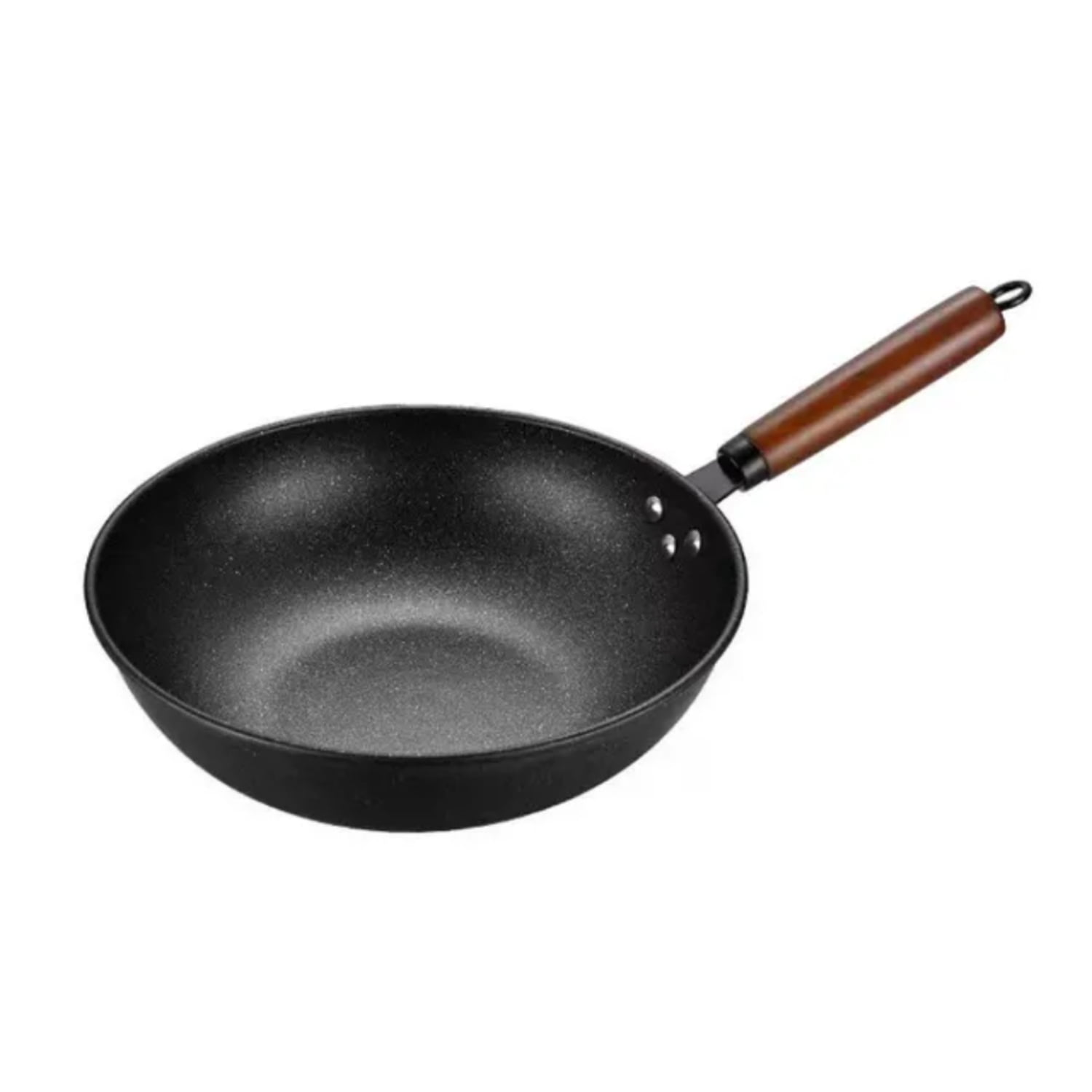 Elegant Non Stick Iron Rice Stone Frying Pan for Induction Cooker and ...