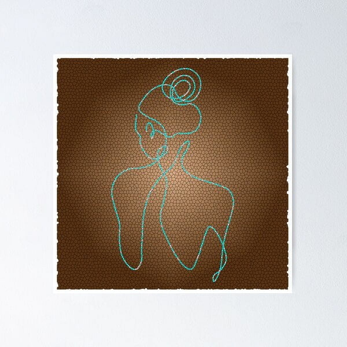 Elegant One Line Sketches Of Female Abstract, Minimal Art, Single Line ...