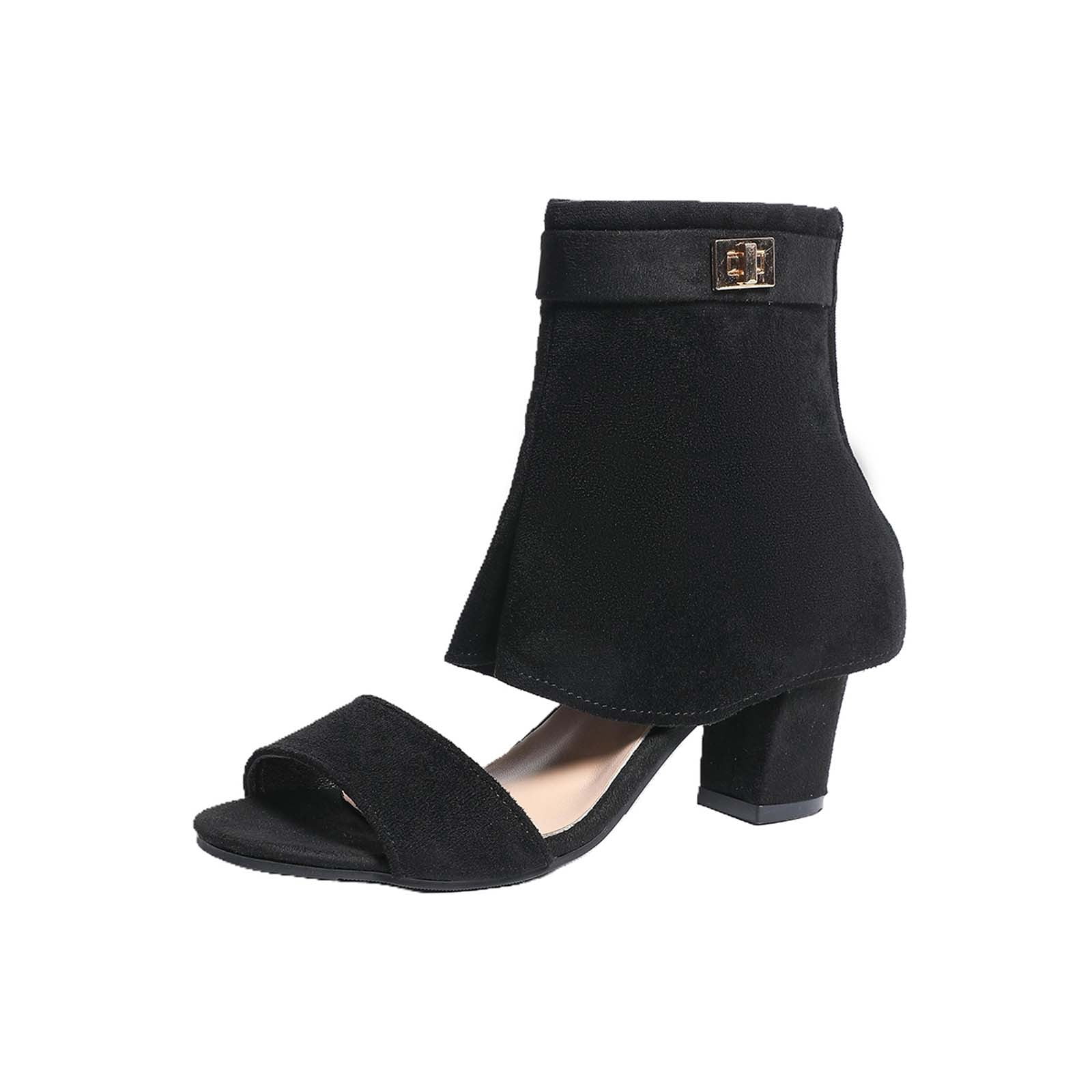 Elegant Open Toe Platform Sandals with Zipper Heel and Gothic Cutouts ...