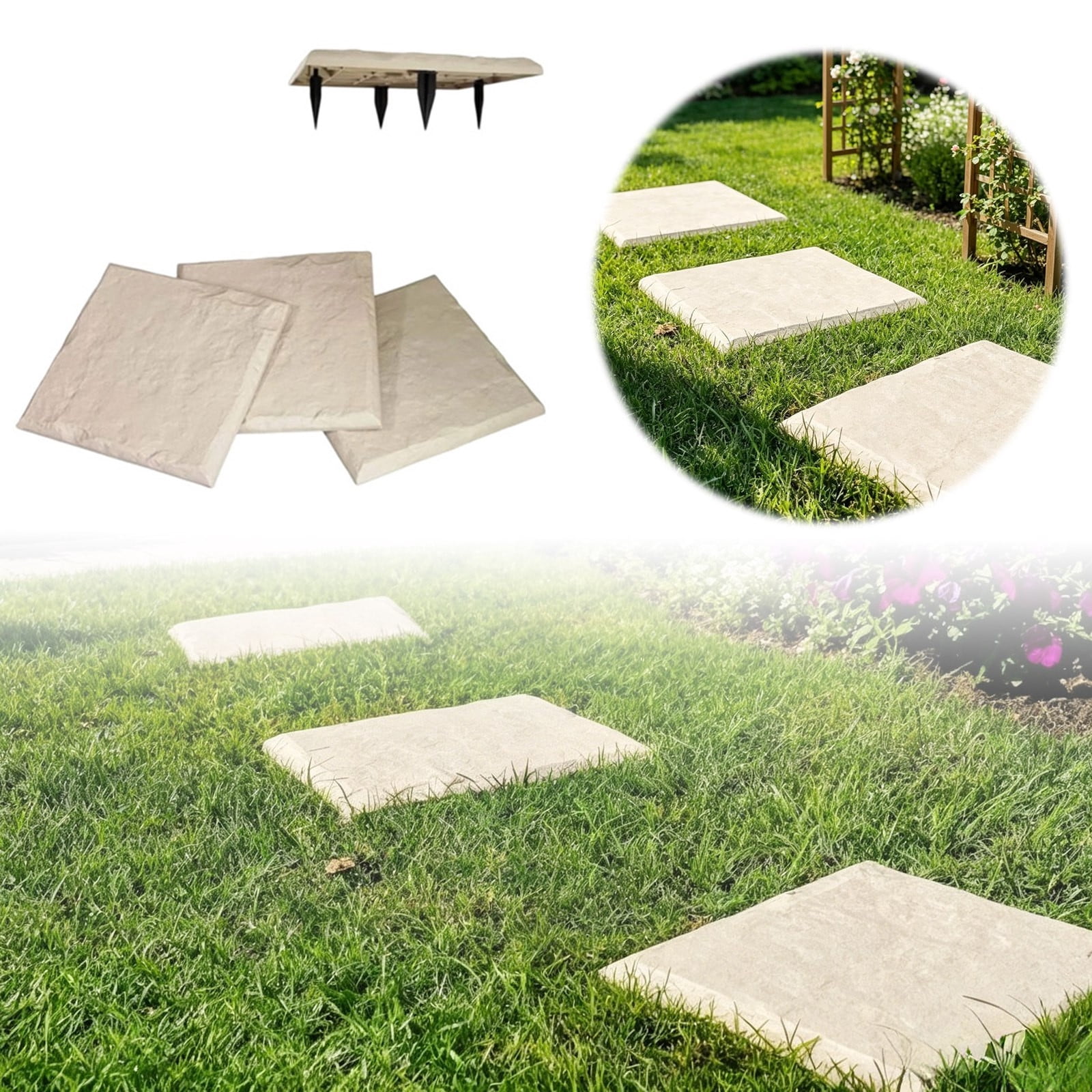 Elegant Outdoor Garden Decorative Stone Tiles for Patios and Featuring ...