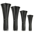 Zip Ties Bonison Cable 400 Pack - Assorted 4 6 8 12 Inch Black Nylon ...