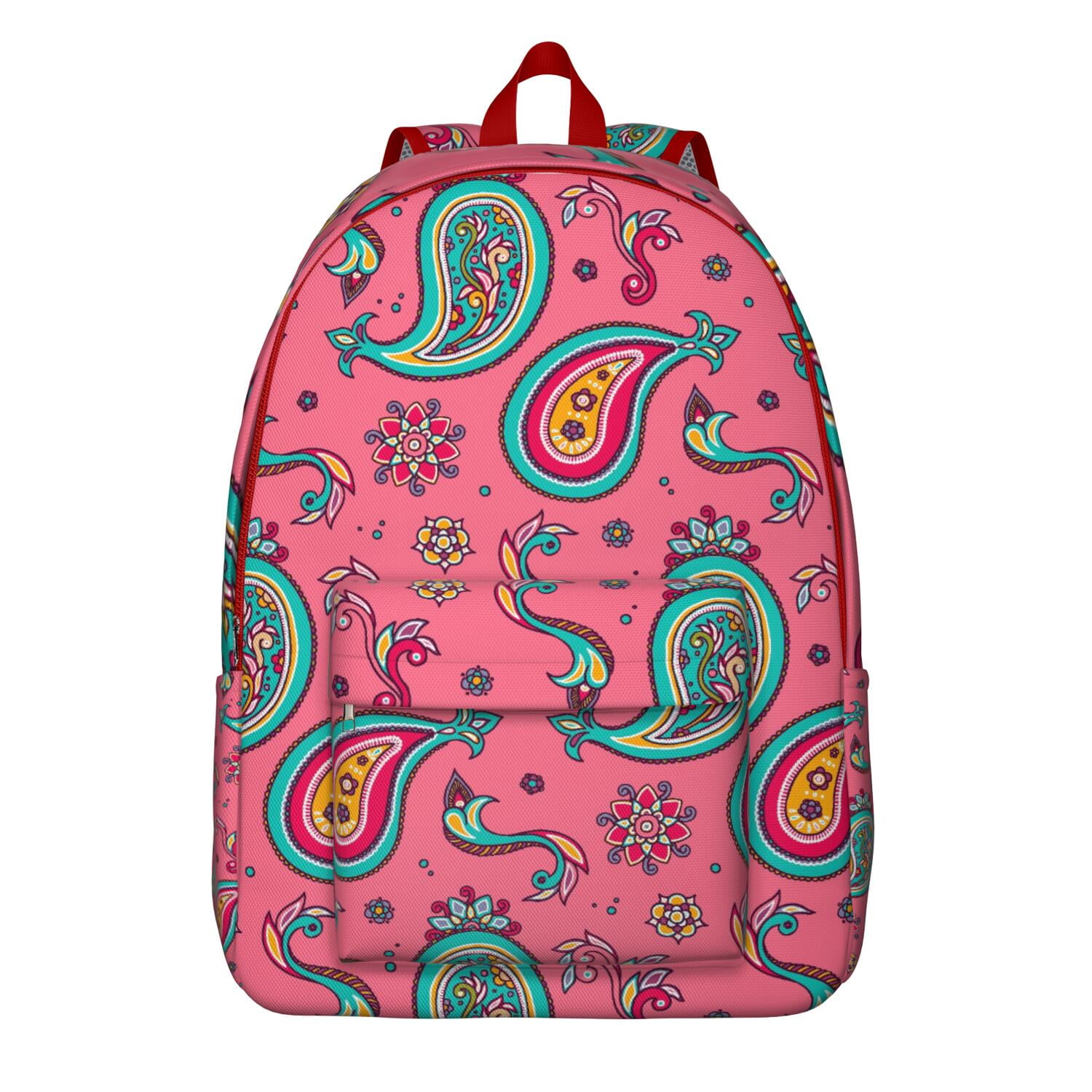 Elegant Paisley Backpack, Durable with Vintage Floral, Mandala and ...