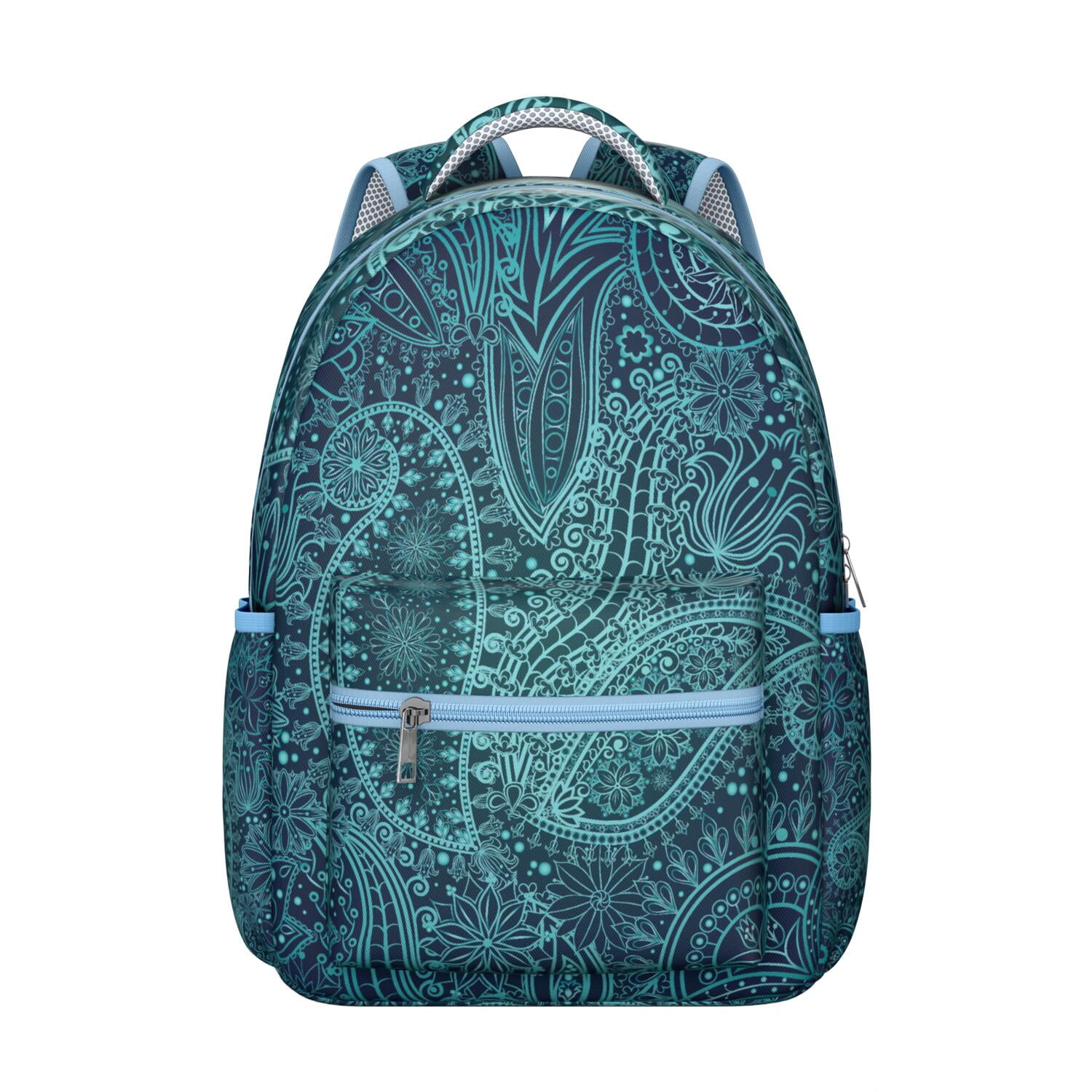 Elegant Paisley Boho Students Backpack Durable and Lightweight Vintage ...