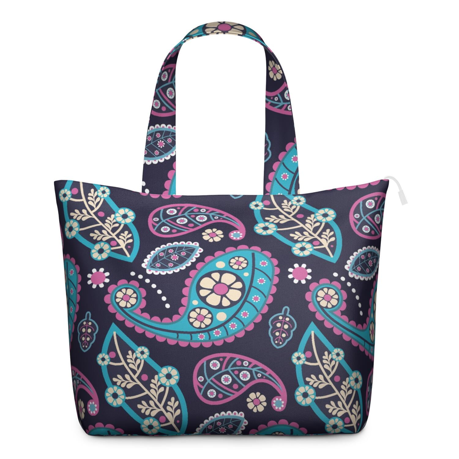 Elegant Paisley Floral Duffel Bohemian Chic Weekender Bag with Artistic ...