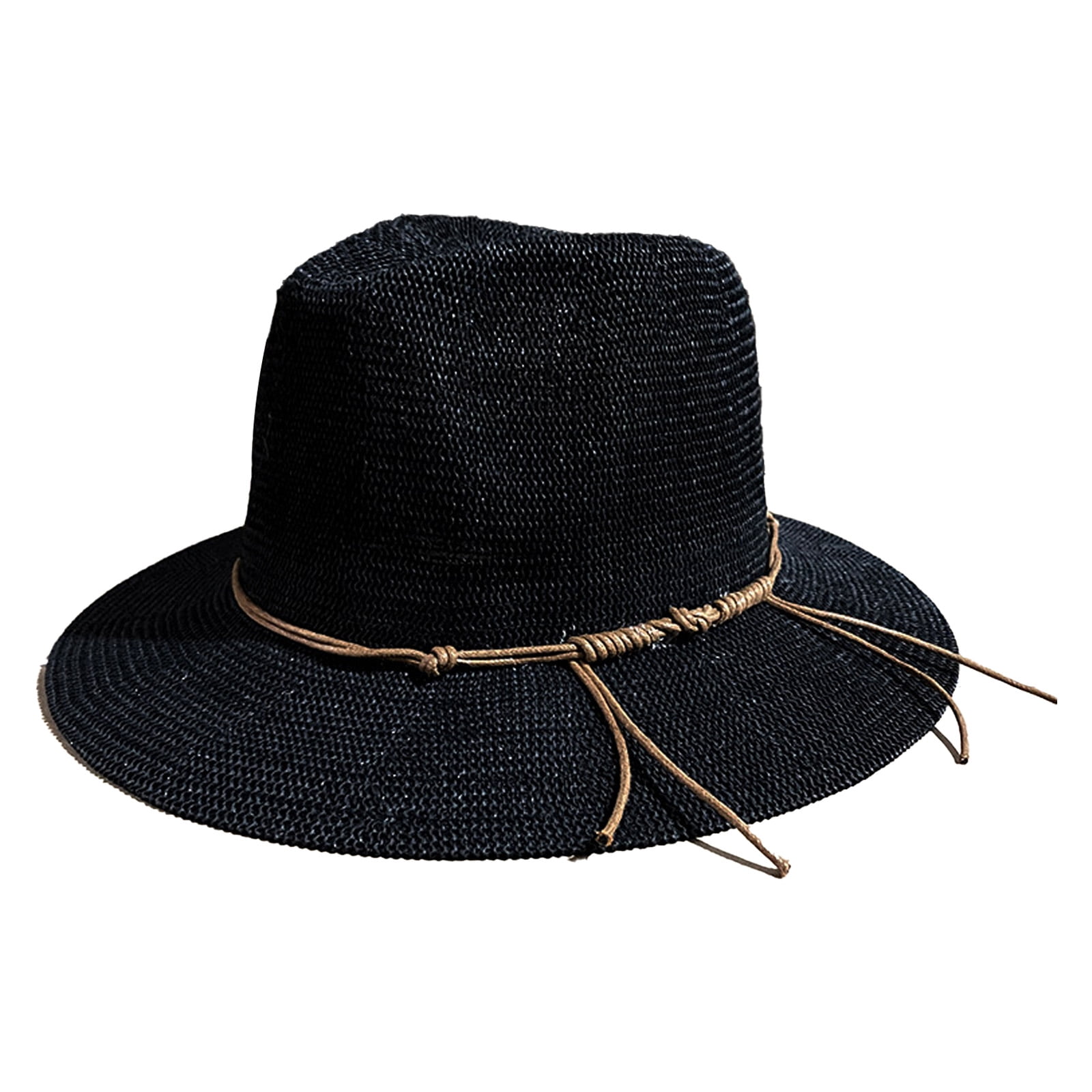 Elegant Panama Hat Oversized Straw Hat Breathable Sun Hat with Woven ...