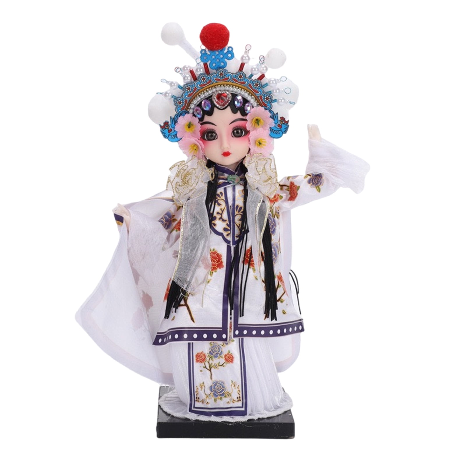 Elegant Peking Operas Figurine with Base Traditional Chinese Characters ...
