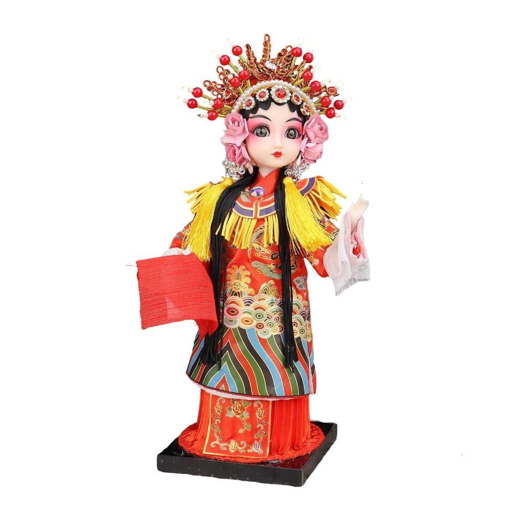 Elegant Peking Operas Figurine with Base Traditional Chinese Characters ...