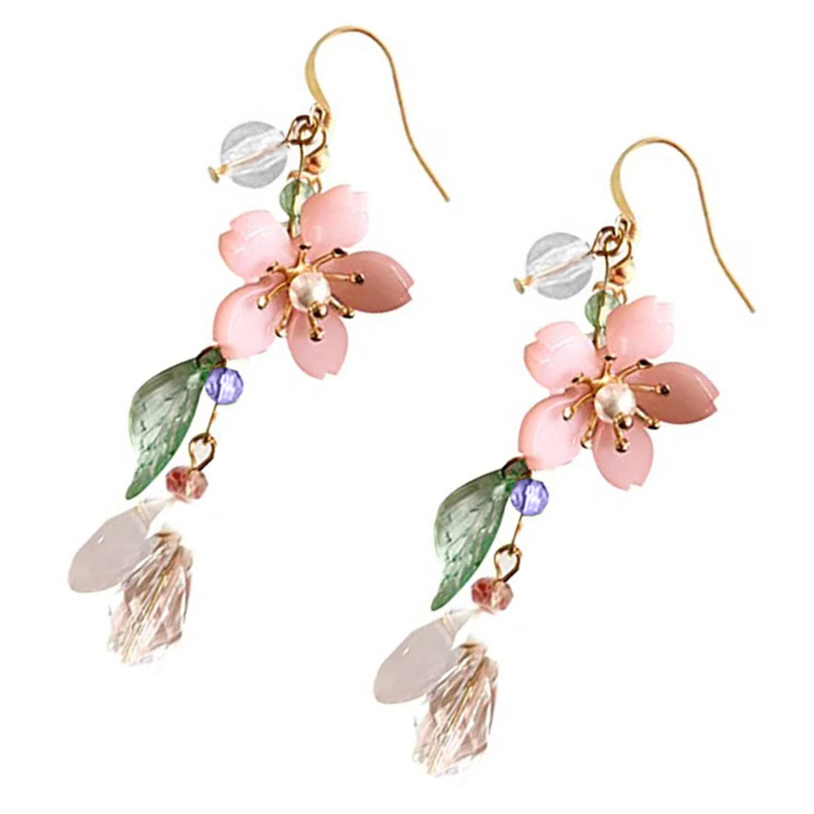Elegant Petals Earrings Stylish Ear Hooks Featuring Natural Beauty ...