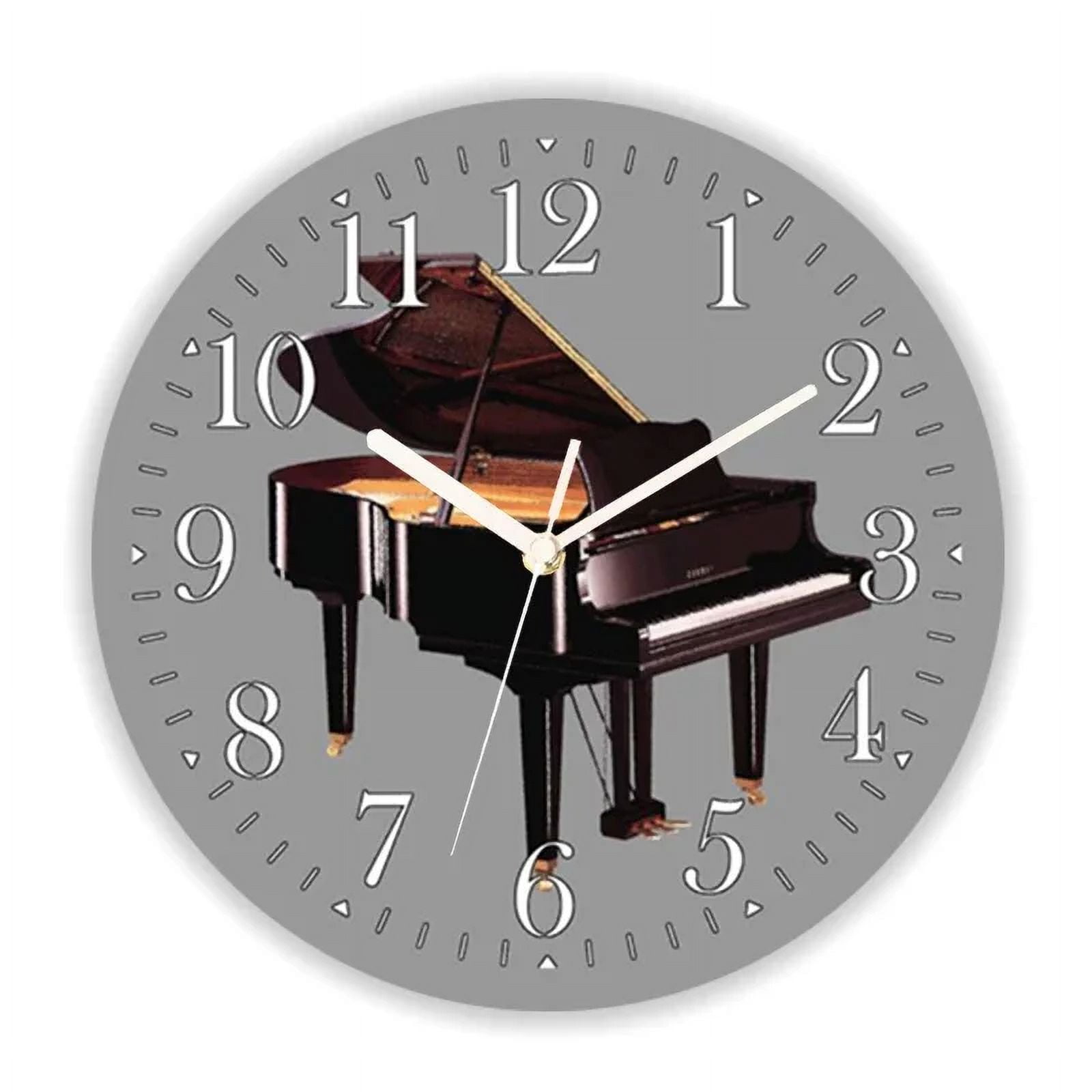 Elegant Piano on Rolled Sheet Music Wall Home Decor Musical Instrument ...