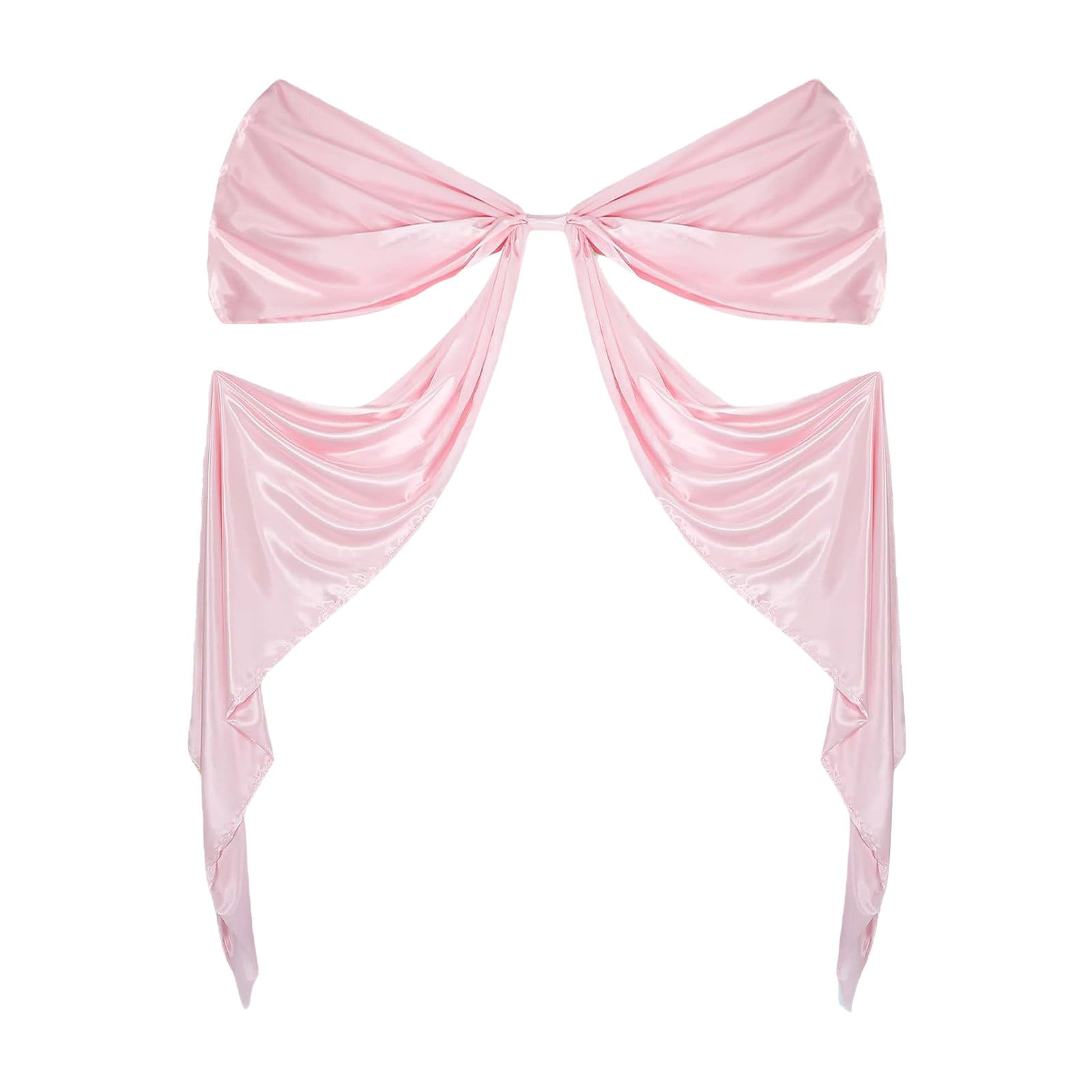 Elegant Pink Satin Bow Backdrop Decoration for Parties, Weddings ...