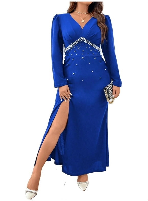 Royal Blue Plus Size Dresses