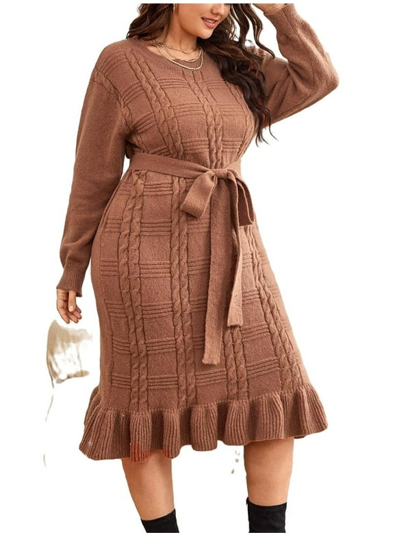 Plus Size Sweater Dresses