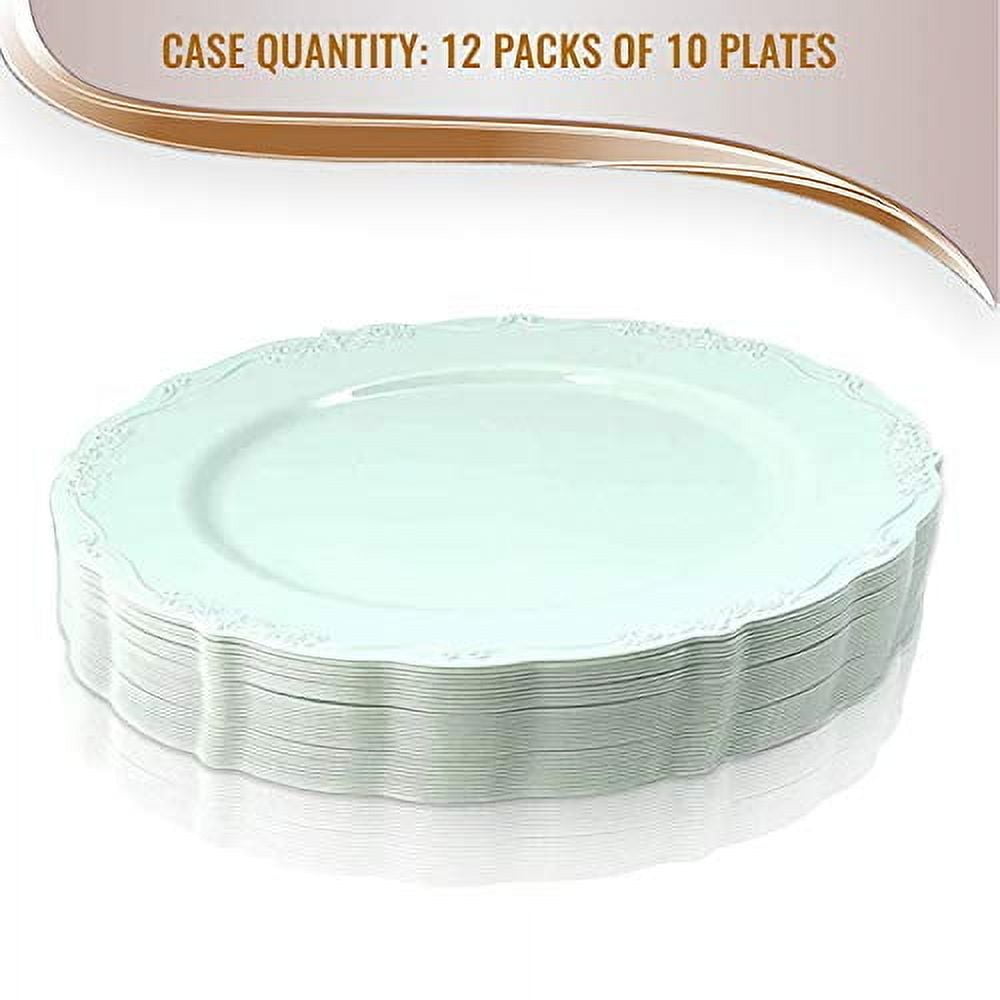 Elegant Plastic Plates, Disposable Dinnerware Sets, Plastic Dinner ...