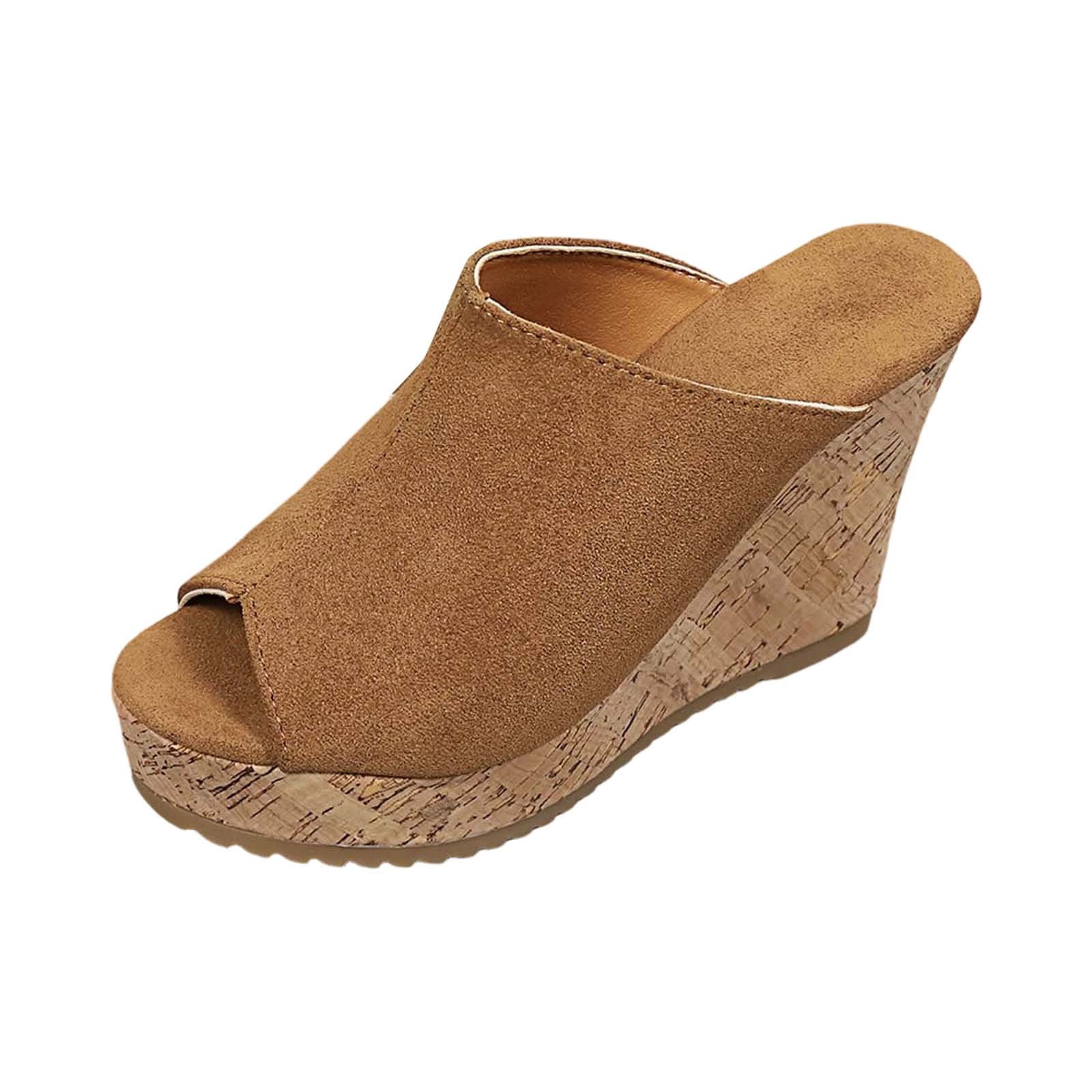 Elegant Platform Slippers for Everyday Leisure and Autumn Comfort ...