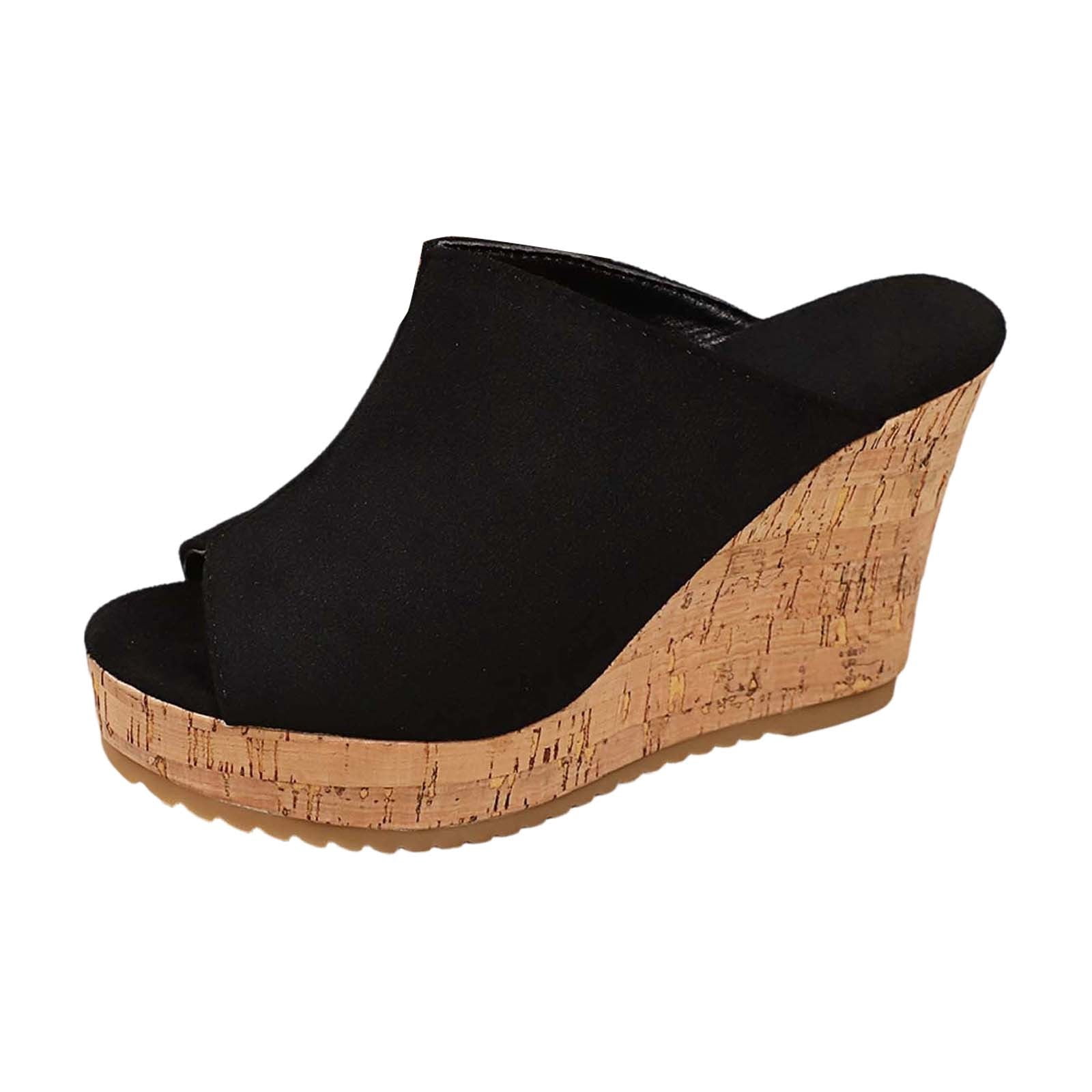 Elegant Platform Slippers for Everyday Leisure and Autumn Comfort ...