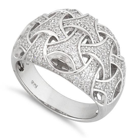 Elegant Platinum Plated Commitment Ring - Symbolize Unconditional Love ...
