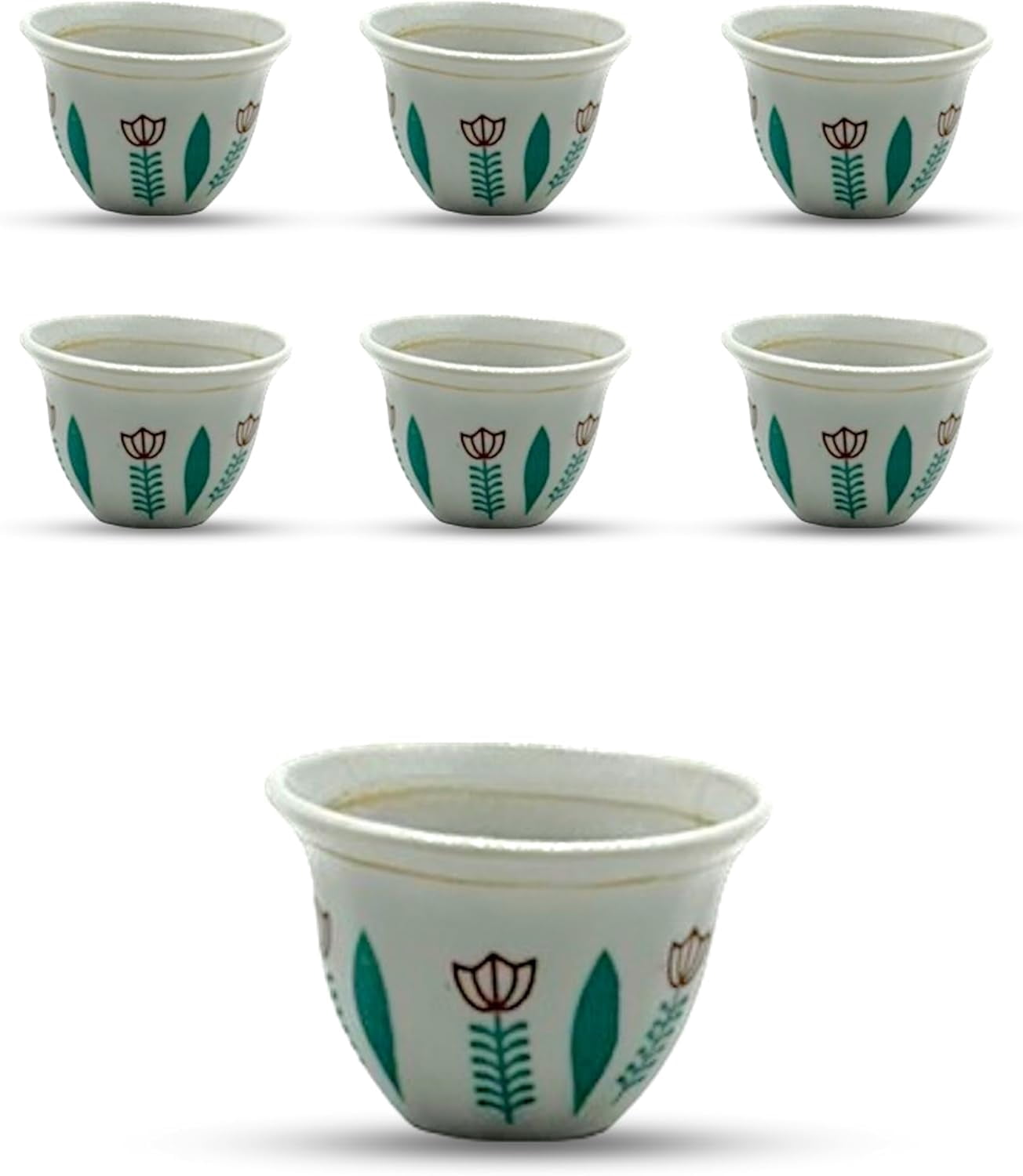Elegant Porcelain Coffee Cup Set for Arabic, Turkish, and Greek Brews 1 ...