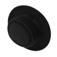 Elegant Pork Pie Hat with Bowknot Ribbon Wide Brimmed Hat Surprise Gift ...
