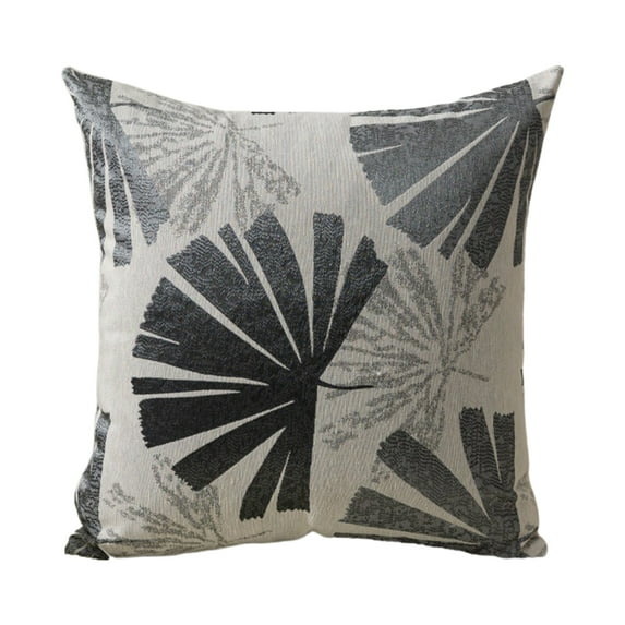Elegant Print Cushion Cover -Linen Fabric with Zipper Closure for ...