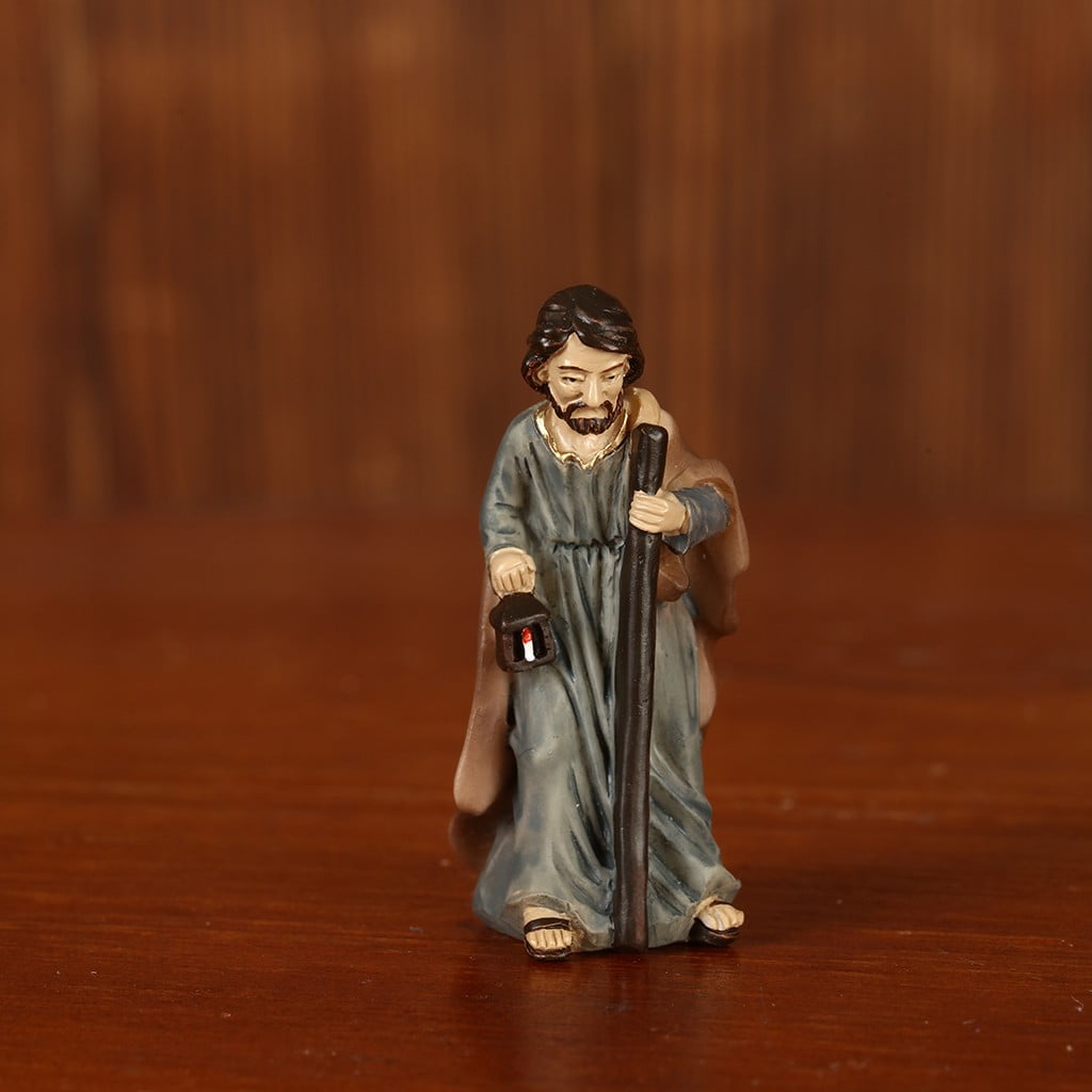 Elegant Profile Nativity Set, Includes Holy Family Resin Decorative ...