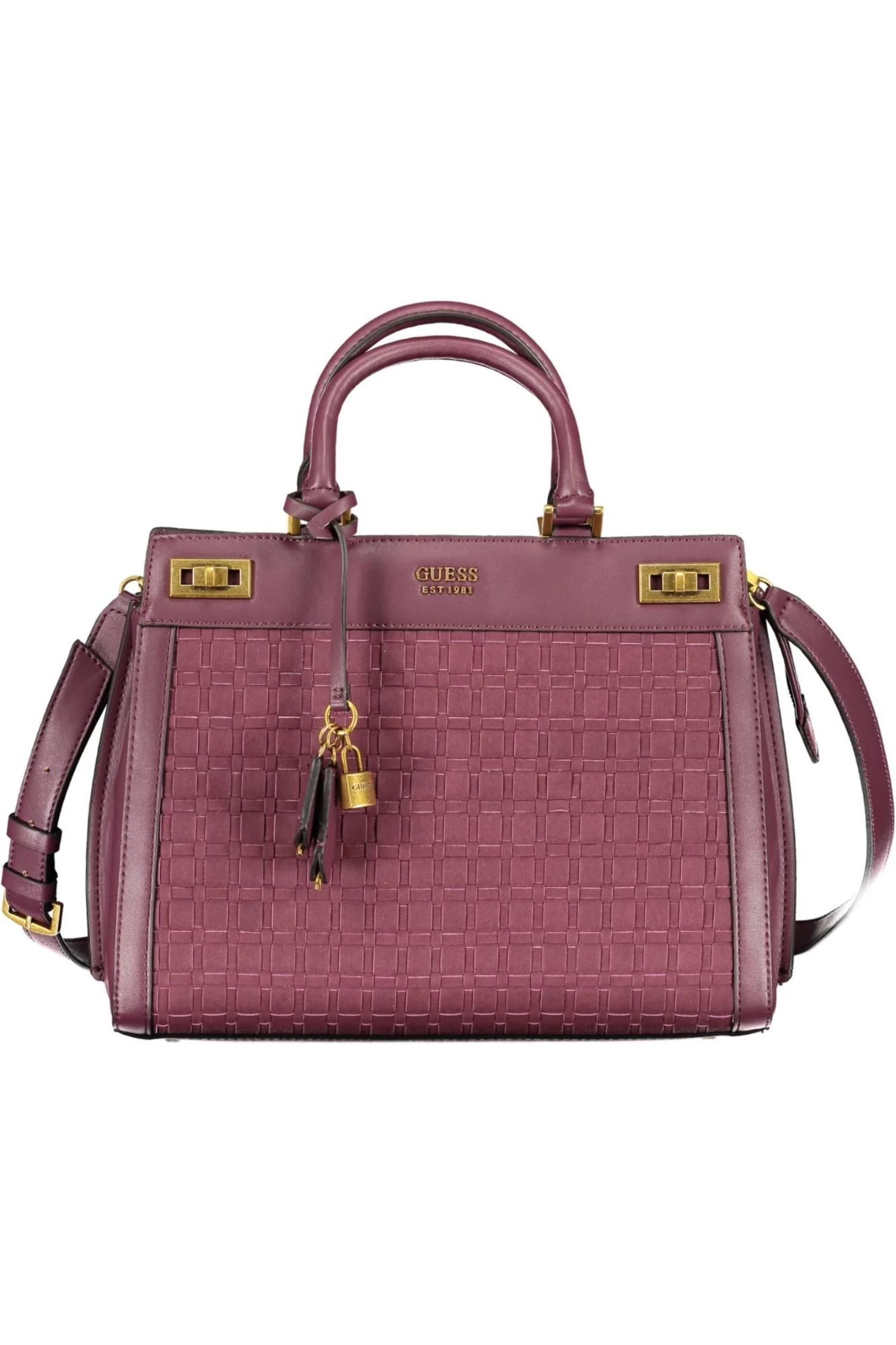 Elegant Purple Polyurethane Handbag - Walmart.com