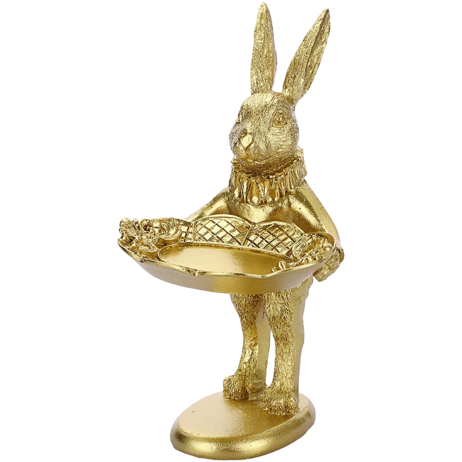 Elegant Rabbits Resin Jewelry Tray Decorative Storage Organizers For ...