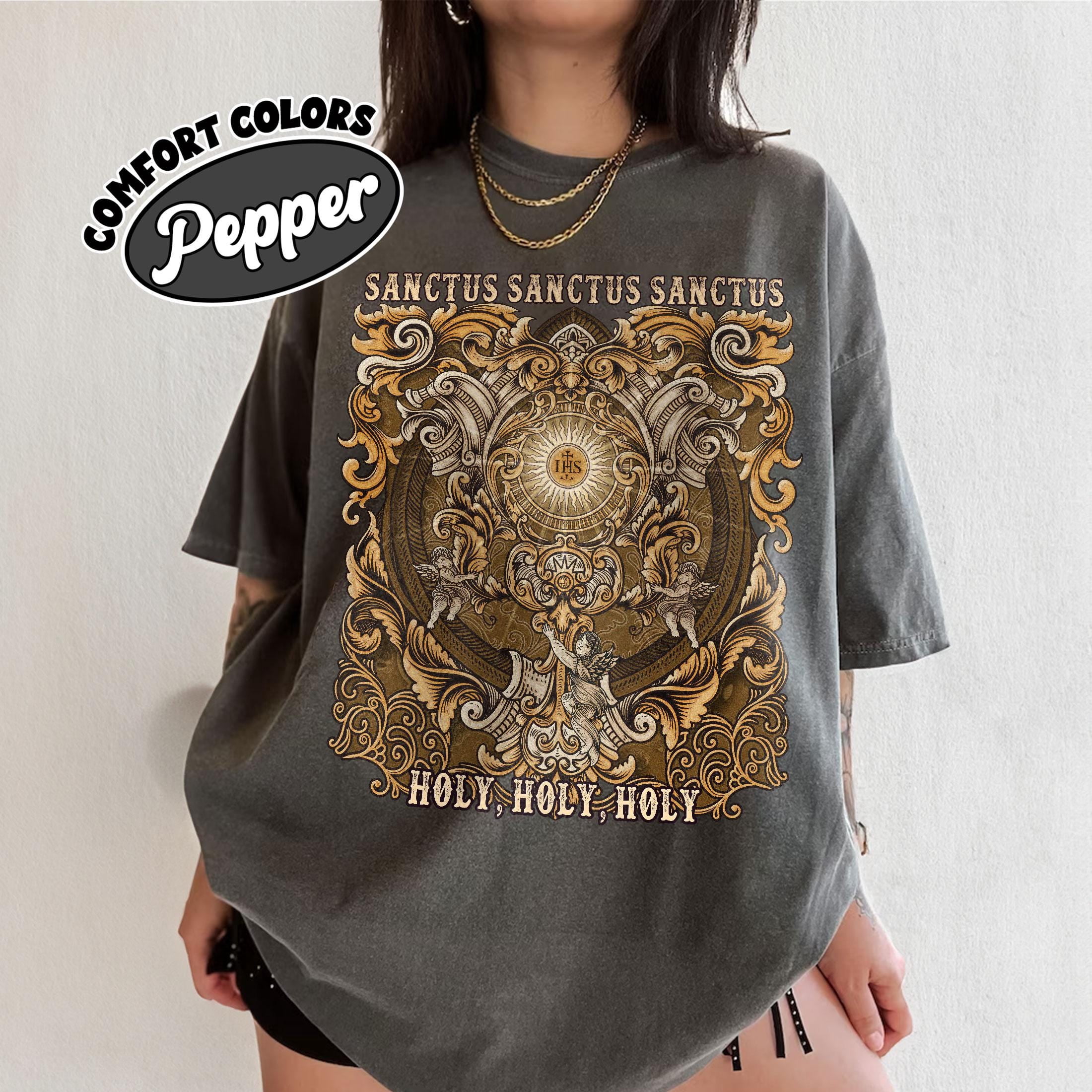 Elegant Religious Artwork Comfort Colors T-Shirt for Easter Christian ...