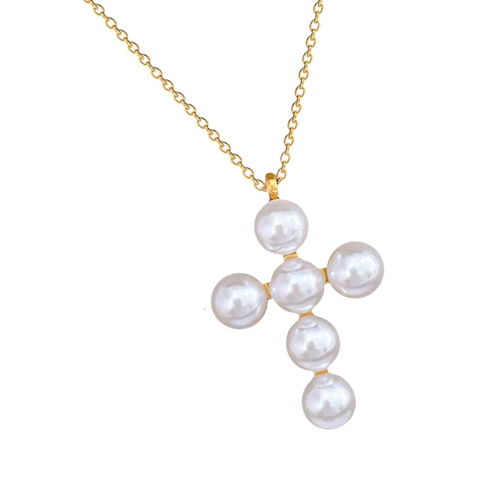 Elegant Religious Necklace Daily Necklace Featuring Alloy and Imitation ...