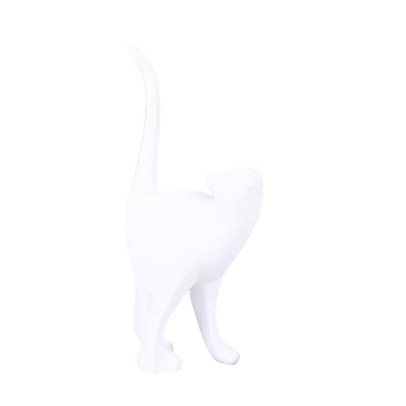 Elegant Resin Cat Figurine Sculpture Modern Desktop Unique Idea for Cat ...