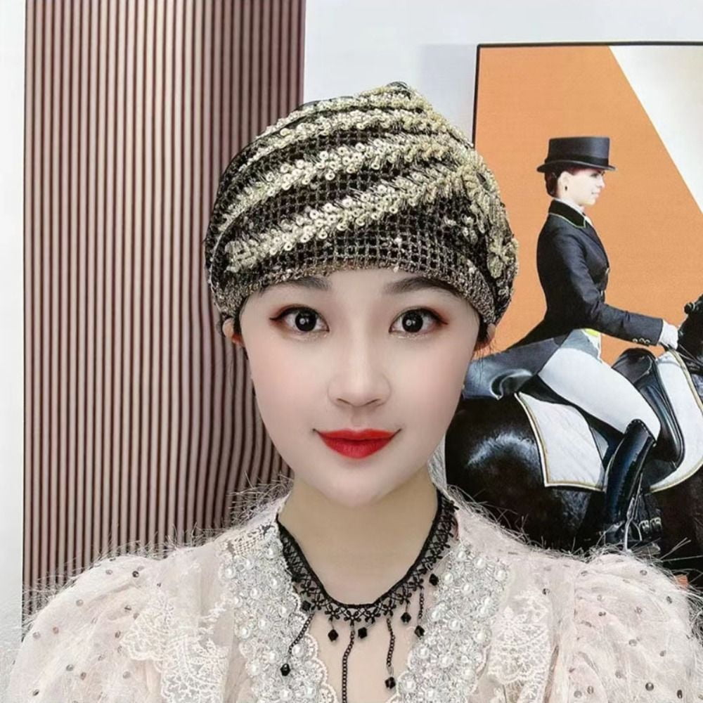 Elegant Retro African Head Wraps Lace Cotton Muslim Headpiece Turban ...